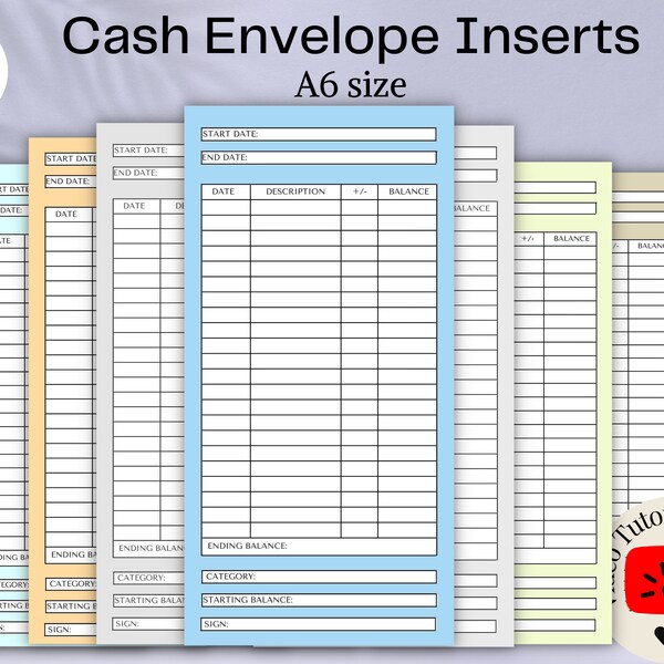 Expenses Tracker Printable - Etsy