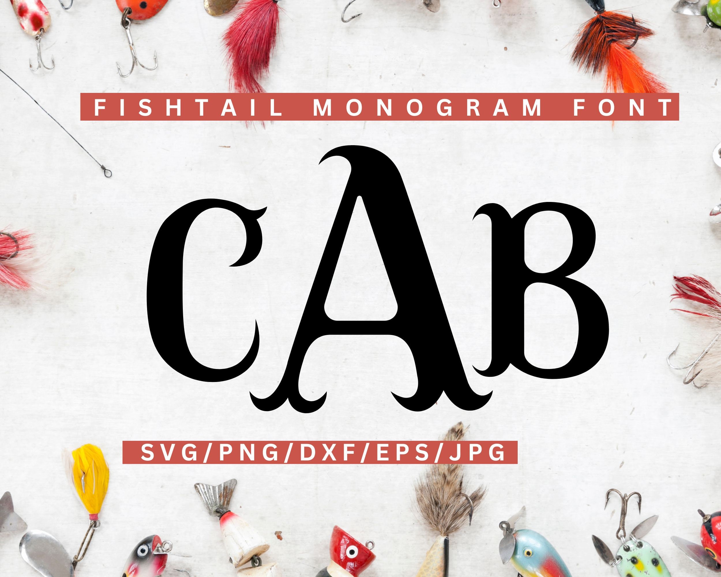Fishtail Font, Fishtail Font Svg, Fonts, Fishtail Monogram, Fishtail ...