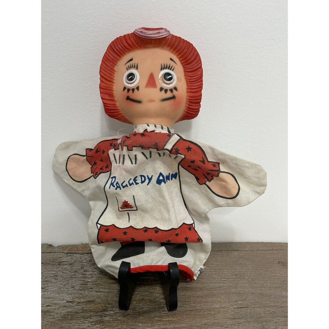 Raggedy Ann Vintage Toy Puppet Prop Gund Swedlin Free Shipping - Etsy