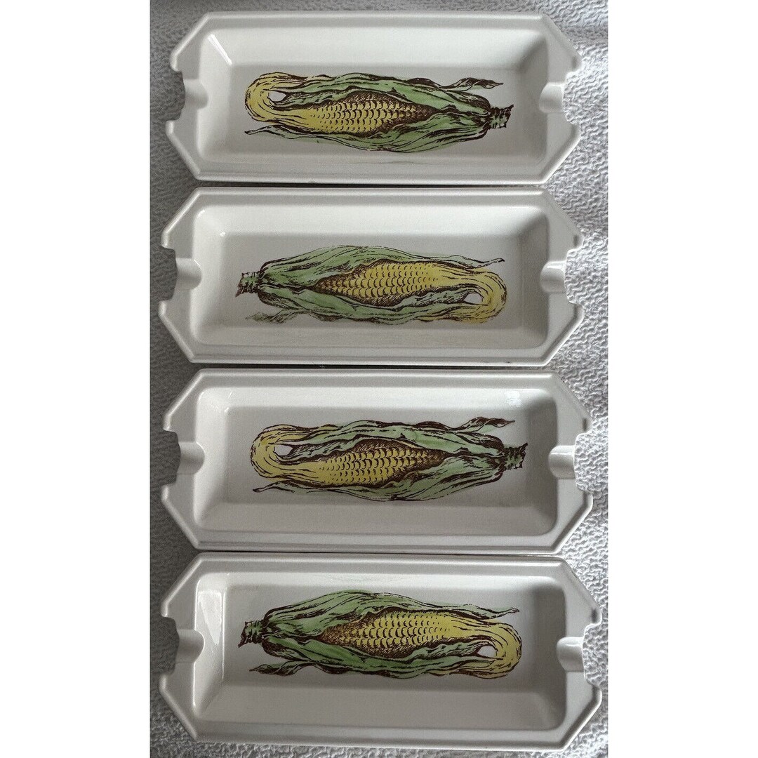 Shafford Japan Original JSC Design Set of (4) Corn Cob Holders Vintage ...