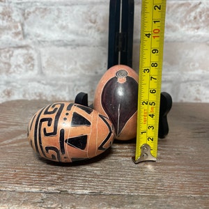Kenyan Stone Egg Hand-crafted & Hand Painted. 2 Eggs. Unique Patterns ...