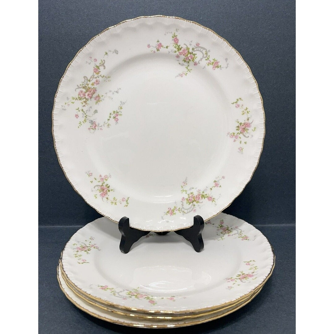 Pope Gosser Jean China 10 Inch Dinner Plate Set of 4 Made in USA ...