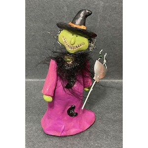 Halloween 5 Inch Bobblehead Witch and Pumpkin Set Kitschy Vintage Set ...