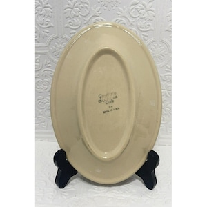 2 Pieces Oval Buffalo Cafe China 1 Bowl and 1 Platter OVAL DESERT BOWL ...