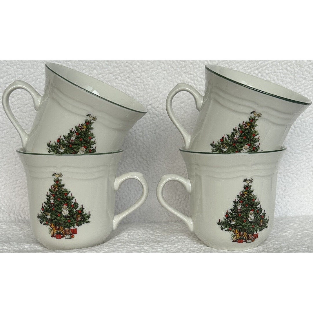 Tabletops Unlimited Christmas Coffee/tea/hot Choc Cups Christmas Tree ...