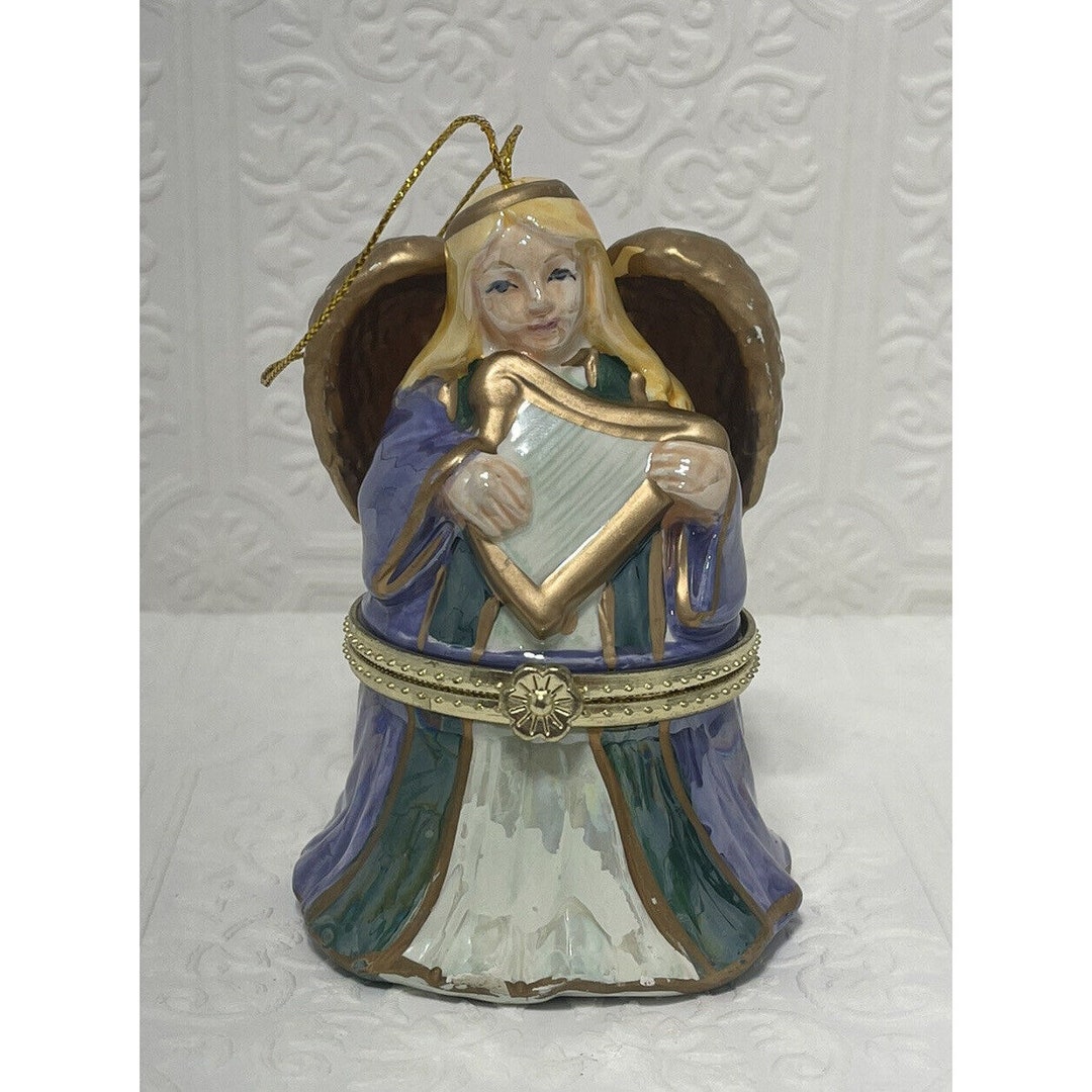 Mr Christmas Animated Angel Ornament, Plays "hark the Harold Angels ...