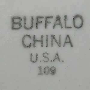 Vintage Buffalo Restaurant Ware Dinner Plates: Brown Stripe, 1960s - Etsy