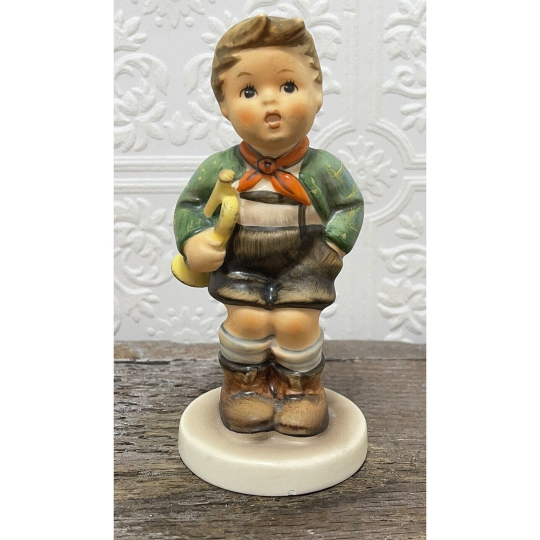 Vintage Hummel Stylized Bee Mark 4 3/4" 97 Trumpet Boy Figurine - Etsy