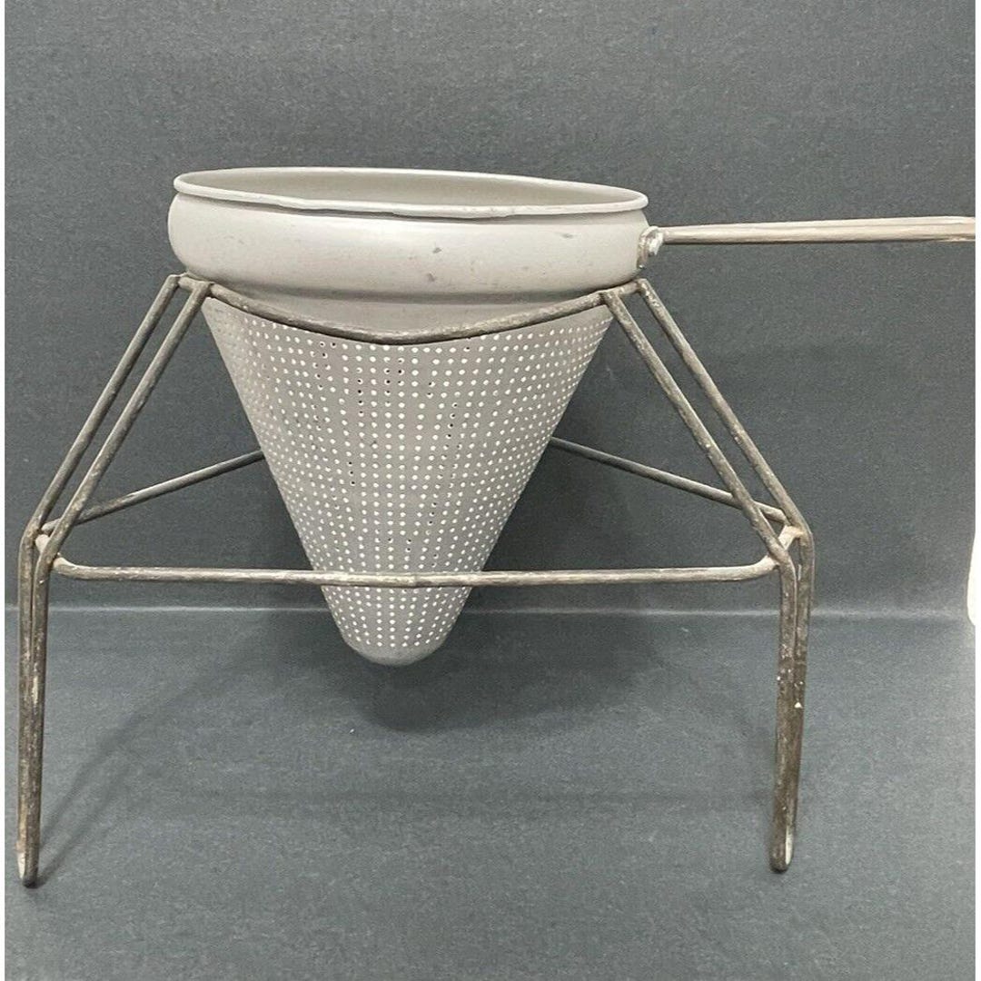 Aluminum Cone Colander Strainer Sieve for Canning Etc - Etsy