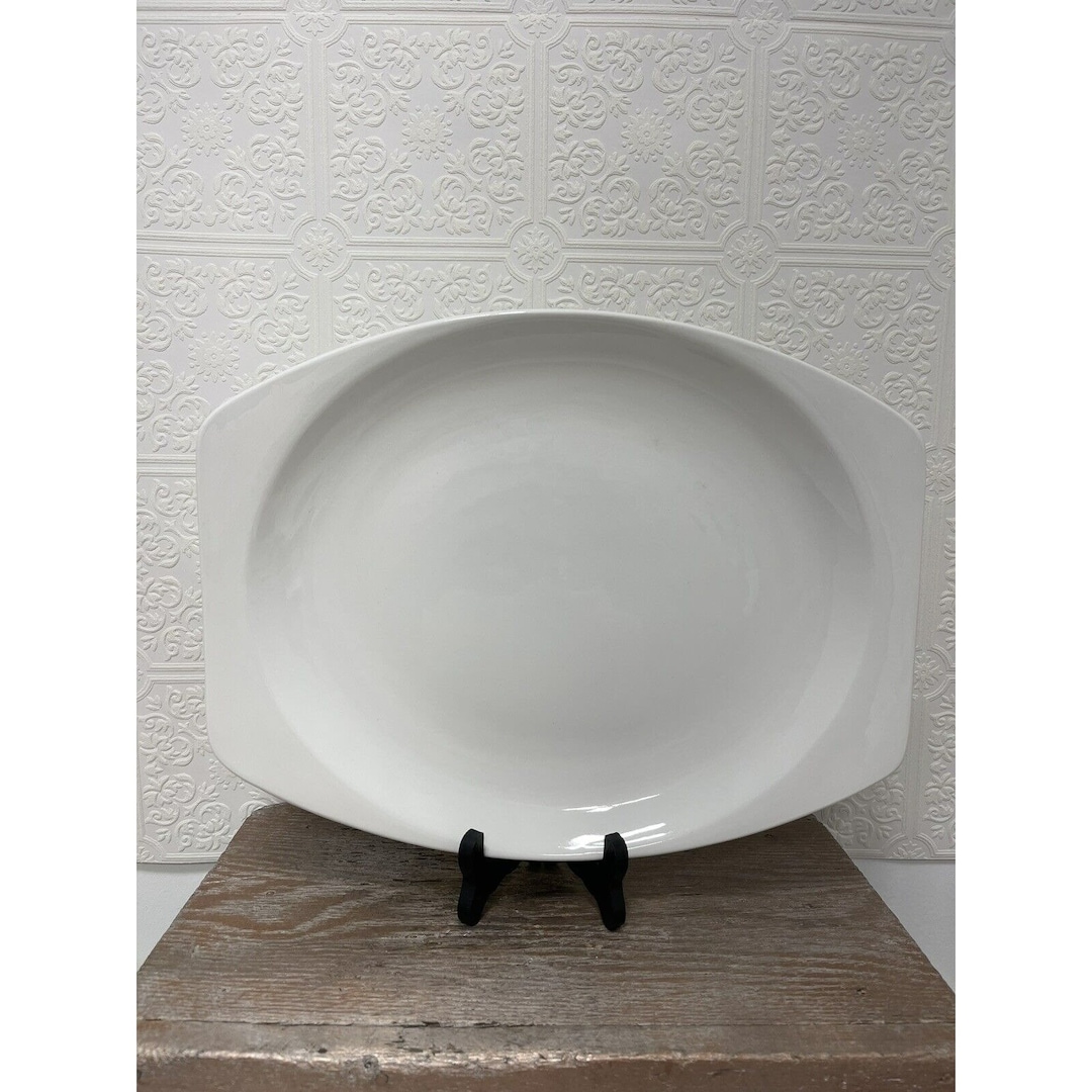 Vintage White J&G Meakin Ironstone Platter Hanley, England 14X11 Rare ...