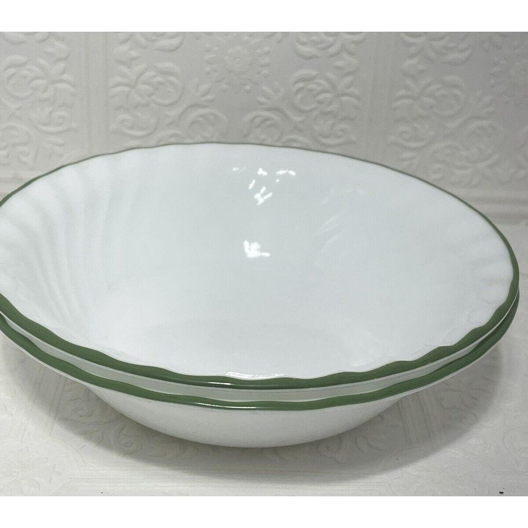 Corning Corelle Callaway Green Ivy Soup Cereal Bowls 7 1/4" Set of 2 - Etsy