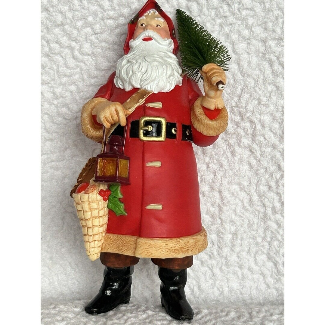 Vintage 2000 Hallmark Cards Inc. Santa Clause/christmas Tree Lantern ...