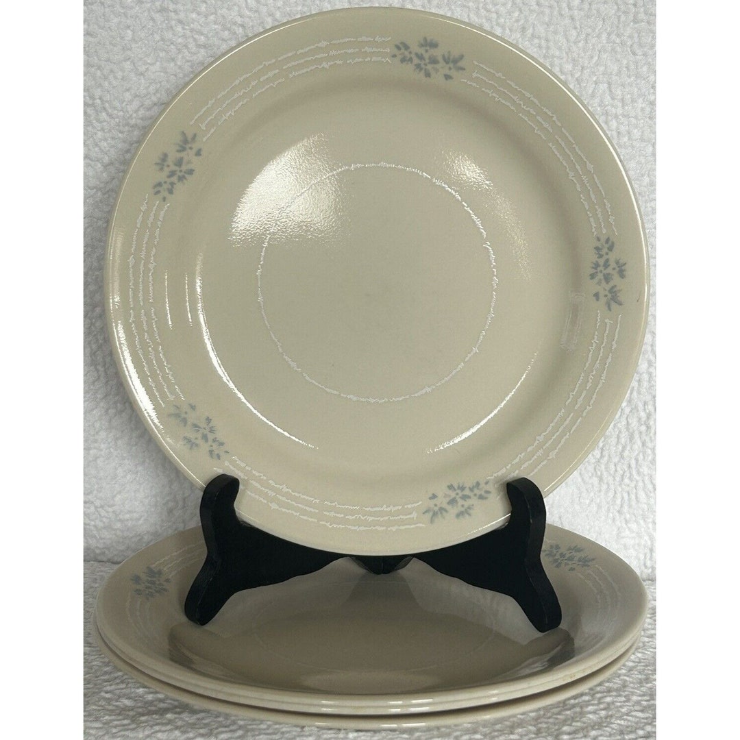 Corelle by Corning Lace Bouquet Set of 4 Bread Plates 7 1/8” Vintage ...