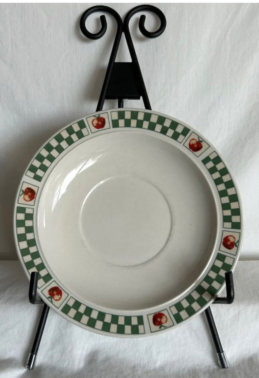 Vintage Gibson Apple Pear Bread Plate: Basket Pattern - Etsy