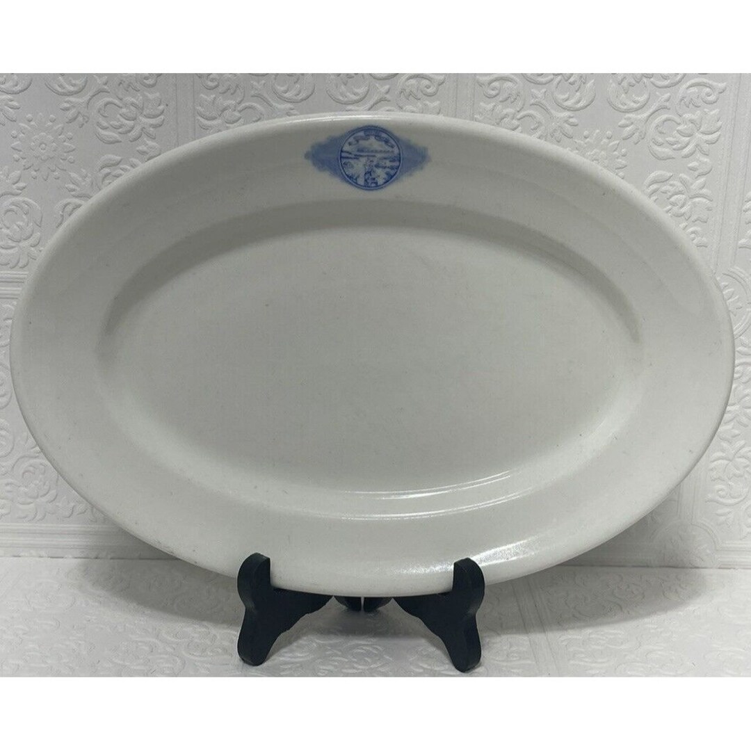 Vintage WALKER CHINA Restaurant Ware Platter NEBRASKA State Seal - Etsy