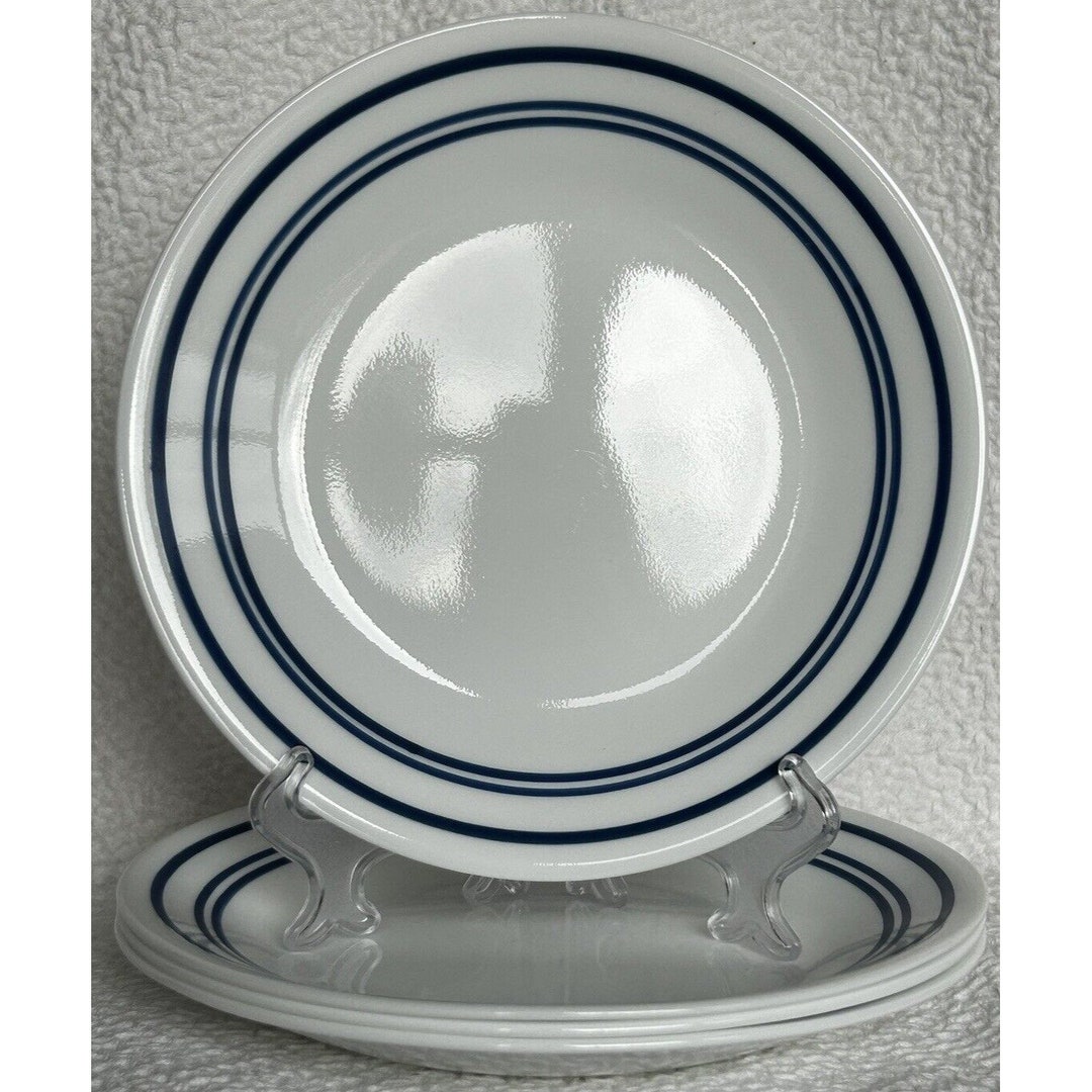 Corelle Original Classic Cafe Blue Discontinued Set of 4 Bread Plates ...