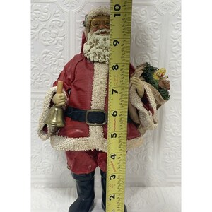 Dept 56 Possible Dreams Clothtique Santa Bell Ringer Bag of Toys 10 Vtg ...