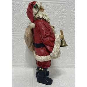 Dept 56 Possible Dreams Clothtique Santa Bell Ringer Bag of Toys 10 Vtg ...