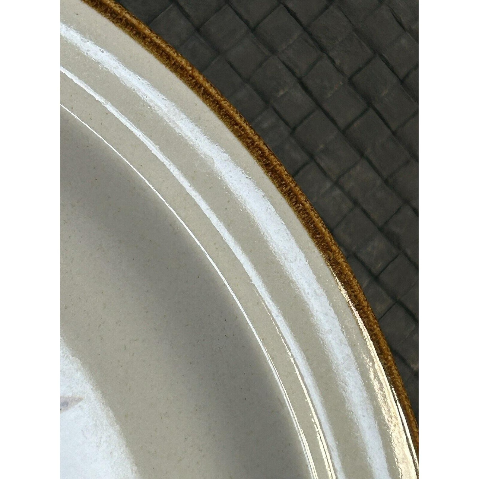 Stoneware by Excel 12 Inch Platter Linda Pattern Orange Yellow White ...