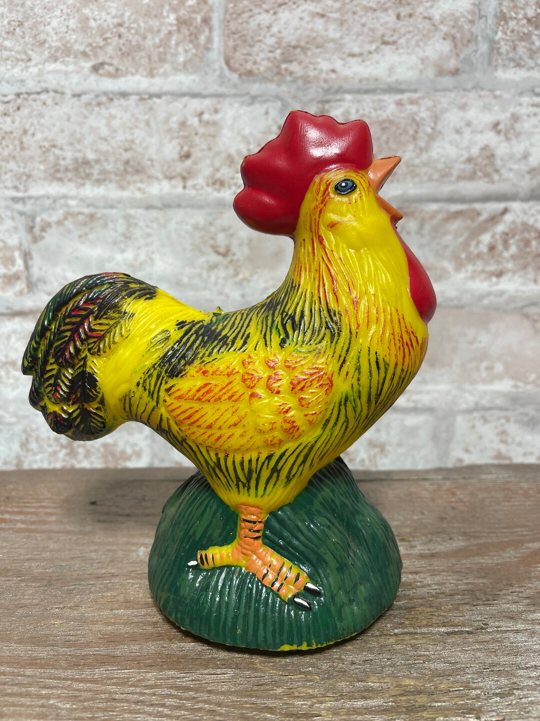 Vintage Crowing Rooster Chicken W/motion Sensor Celluloid - Etsy