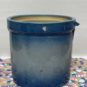 Monmouth Western Stoneware 3 Lb. Butter Crock. Marked 3 on the Bottom ...