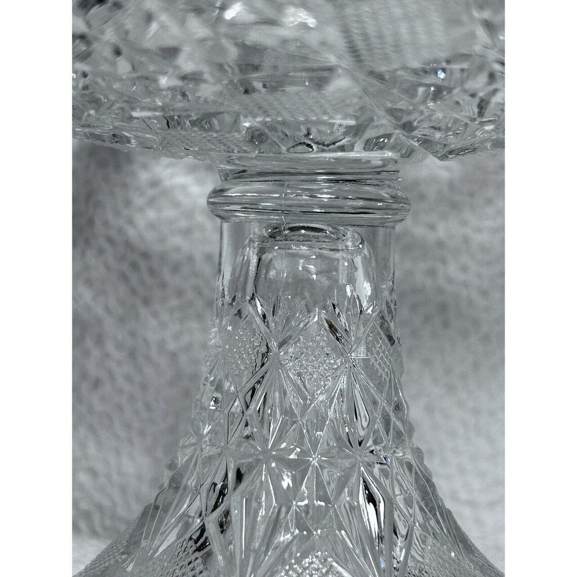 Teutonic Pedestal Compote Mckee Glass Company C1905 Scalloped Pedestal ...