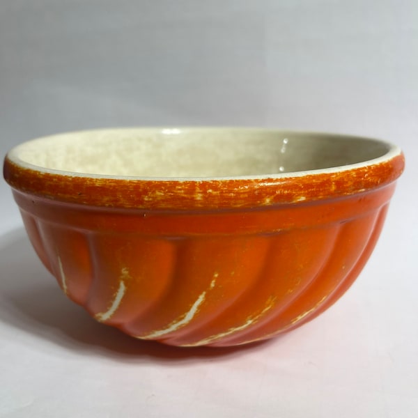 Orange Ceramic Bowl - Etsy