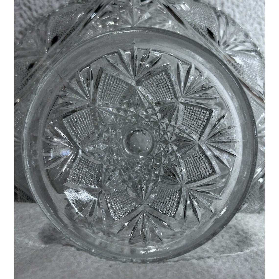 Teutonic Pedestal Compote Mckee Glass Company C1905 Scalloped Pedestal ...