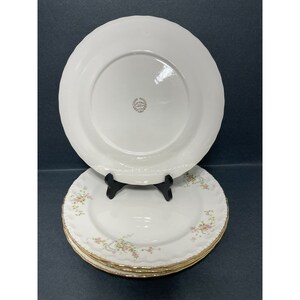 Pope Gosser Jean China 10 Inch Dinner Plate Set of 4 Made in USA ...