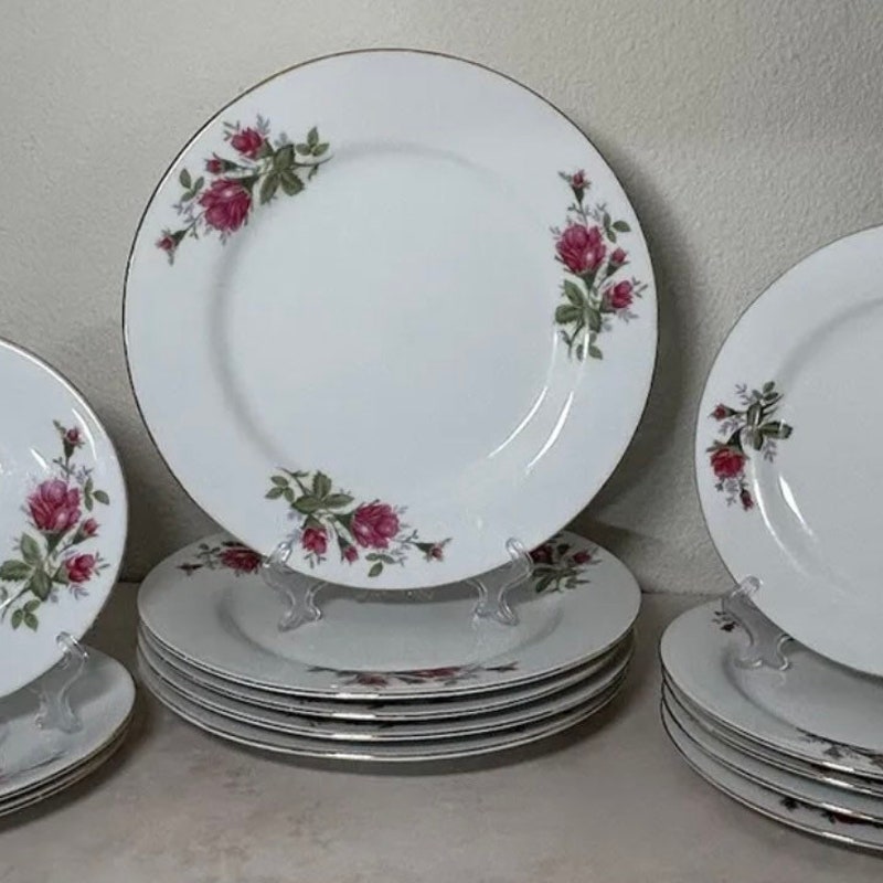 Rose Pattern China - Etsy