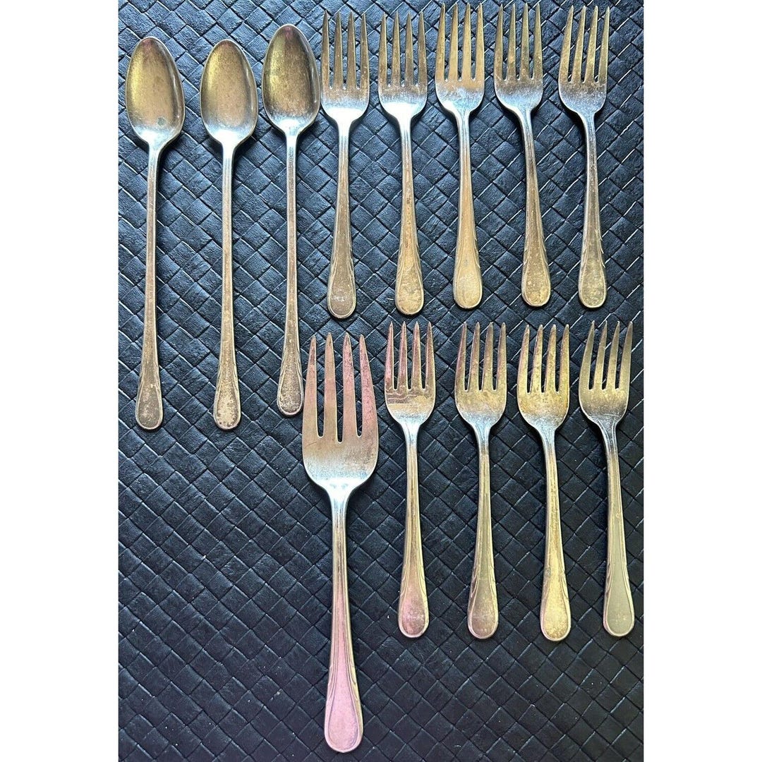 RC Rogers Cutlery Co 1938 Argyle Pattern International Silver 13 Piece ...