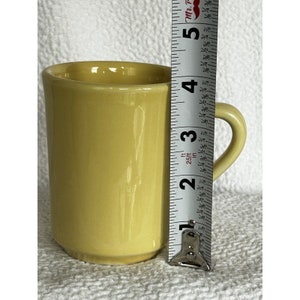 Vintage Homer Laughlin Denver Coffee Cups/mugs Sunflower Yellow ...