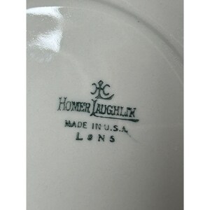 Homer Laughlin Yellowstone Octagon Salad LUNCHEON PLATES Vintage 6 Inch ...