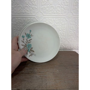 Vintage Texas Ware Melamine White Floral Print Saucers Set of 4 - Etsy