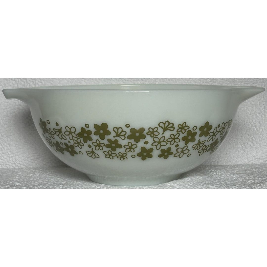 Pyrex Spring Blossom Cinderella 443 Mixing Bowl 2 1/2 Quart Capacity ...