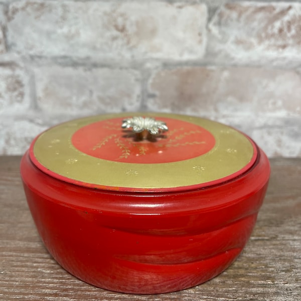 Red Avon Powder Box - Etsy