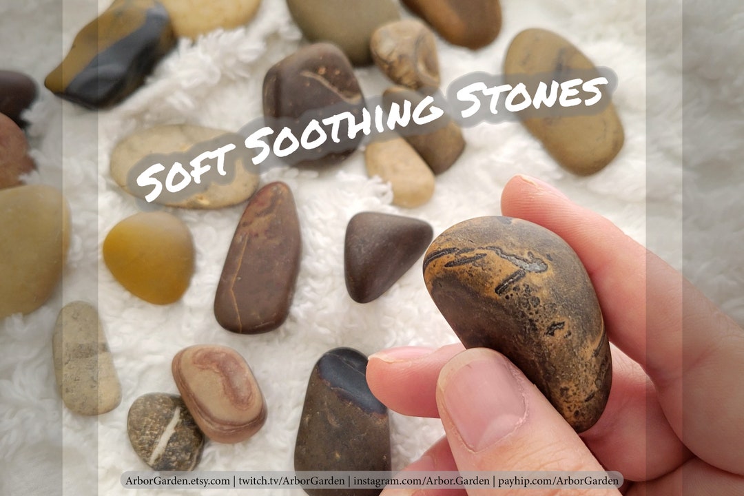 Soothing Stones Batch 1 | Soft Tumbled Pocket Rock Anxiety Self Care ...