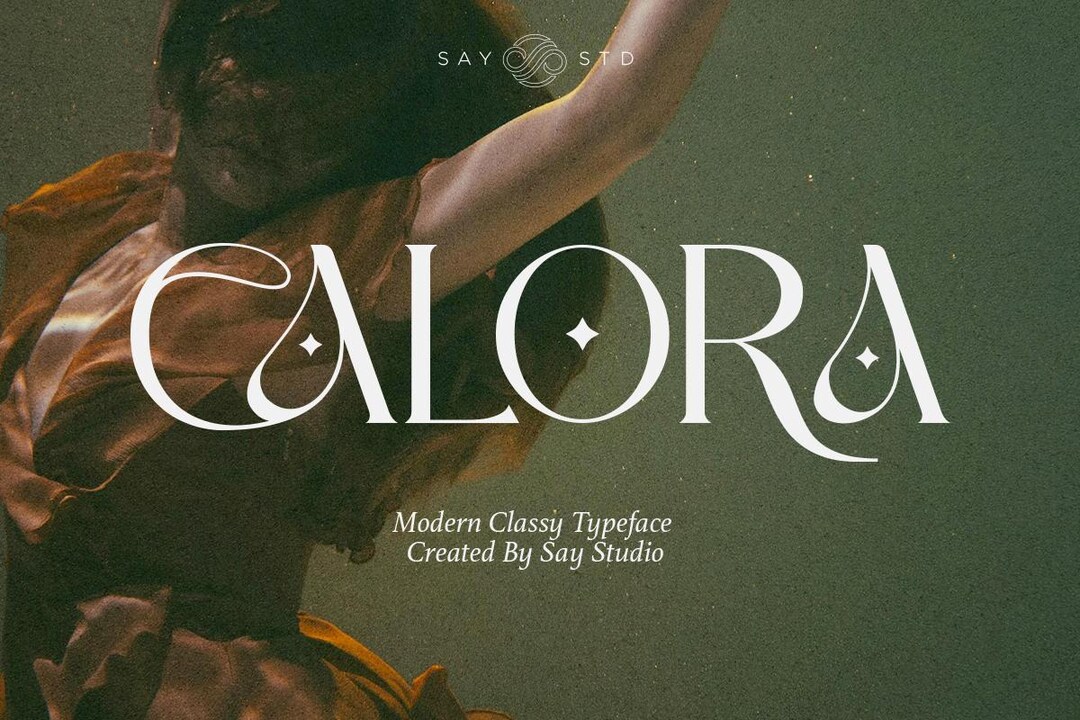 Calora Modern Classy Font Stylish Serif Typeface for Branding ...