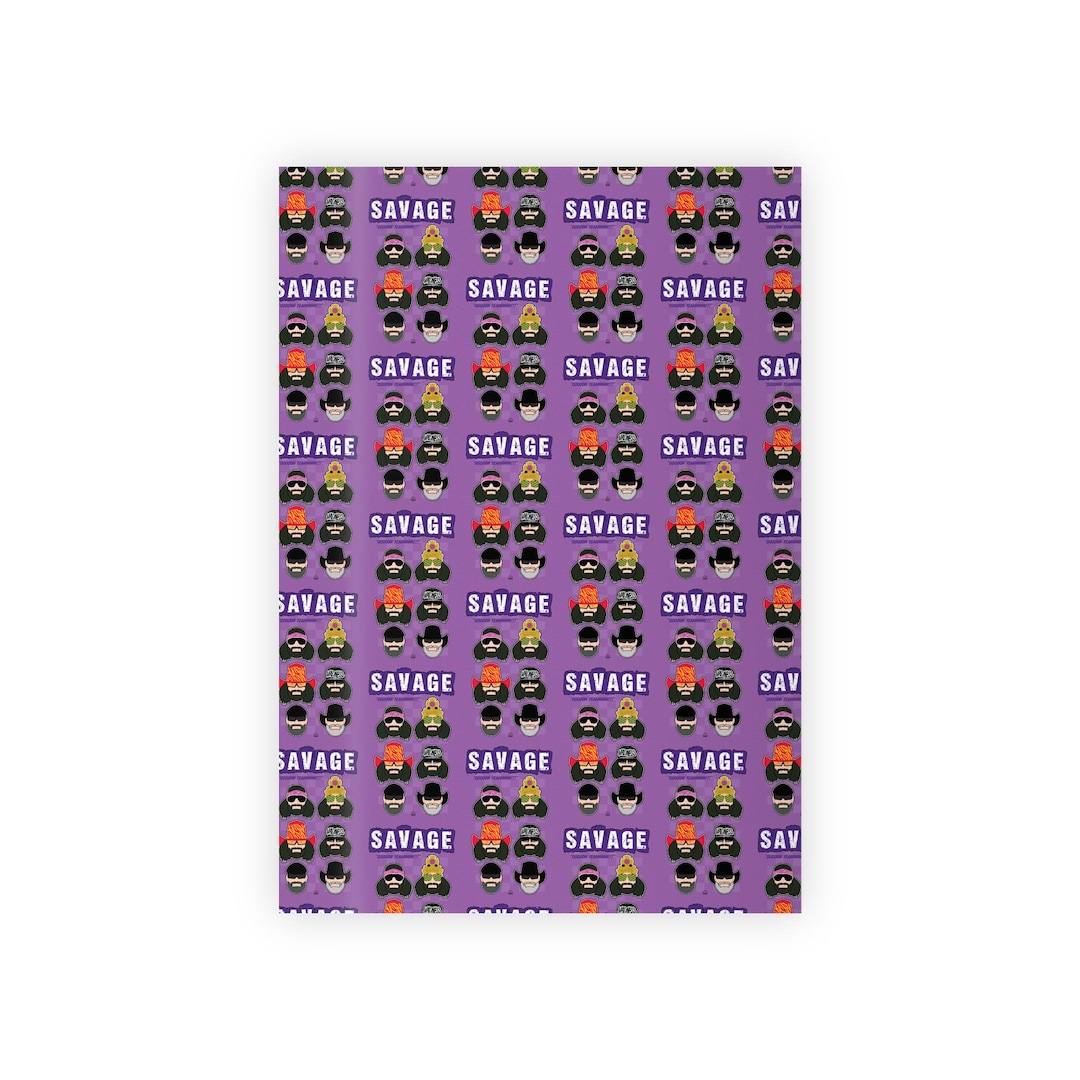 Savage Randy Macho Man Wwe Wwf Gift Wrapping Paper Rolls, 1pc - Etsy