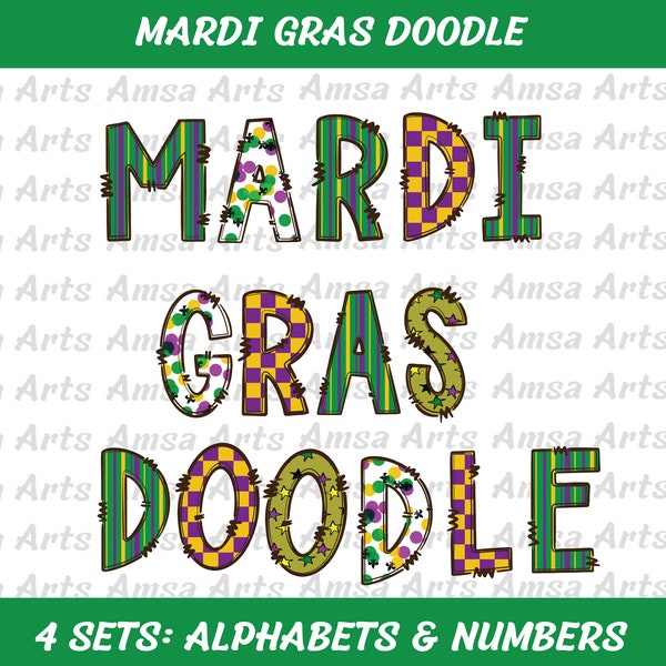 Mardi Gras Doodle Png - Etsy
