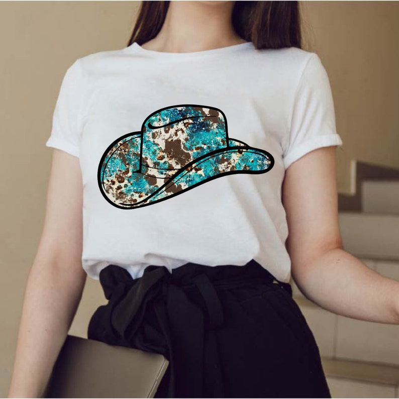 Cowhide Cowboy Hats PNG Cowboy Png Designs Cowboy - Etsy