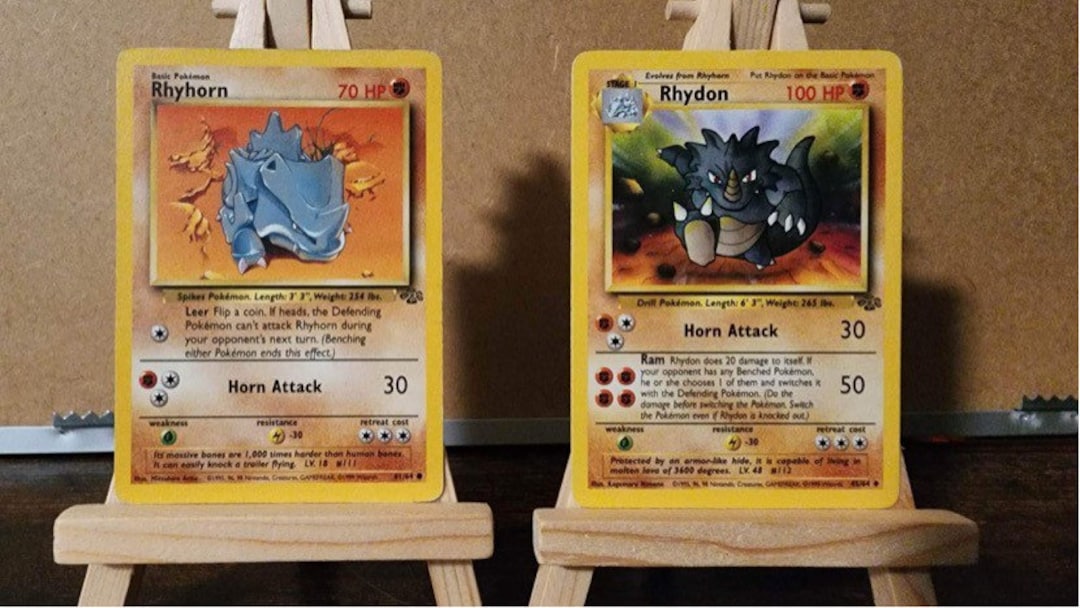 Rhyhorn - Rhydon : Evolution Bundle - Etsy