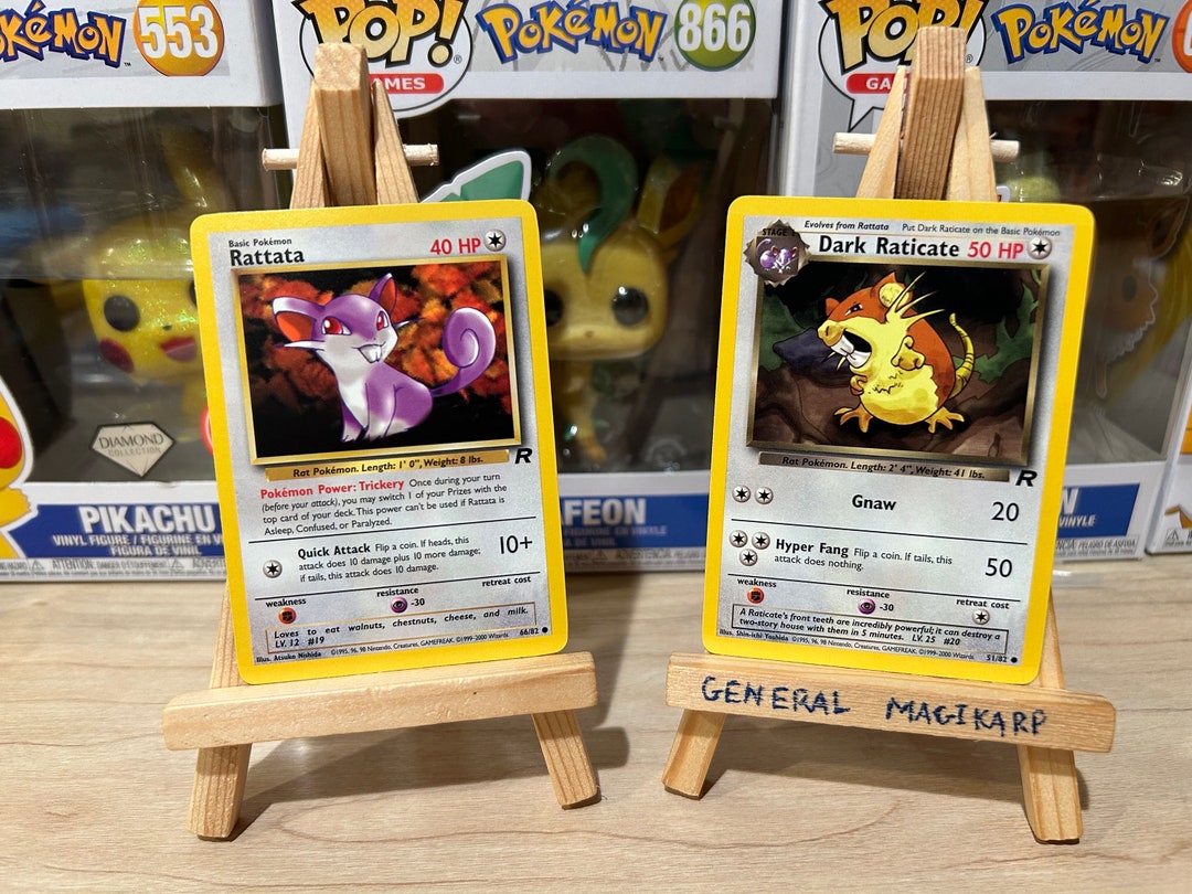 Rockets Rattata & Dark Raticate Bundle - Etsy