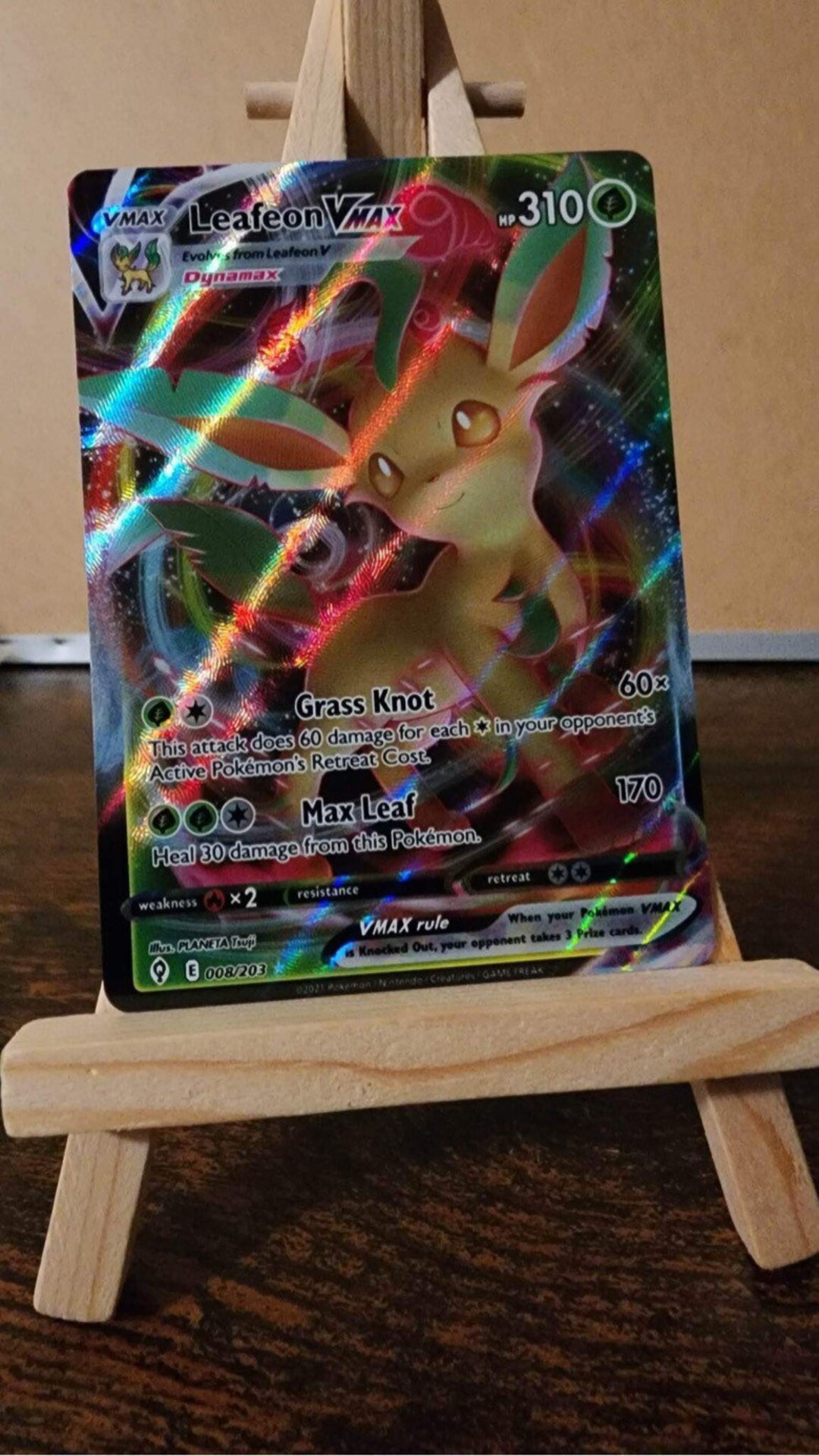 Leafeon Vmax - Etsy