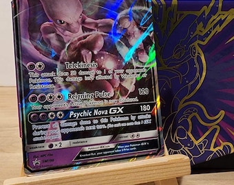 Hybrid Mewtwo GX Pokemon Card - Etsy