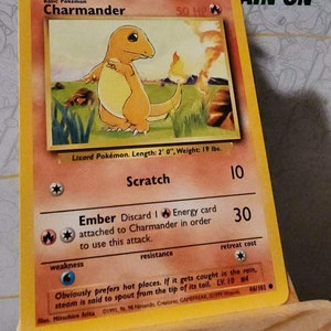 Base Set Charmander - Etsy