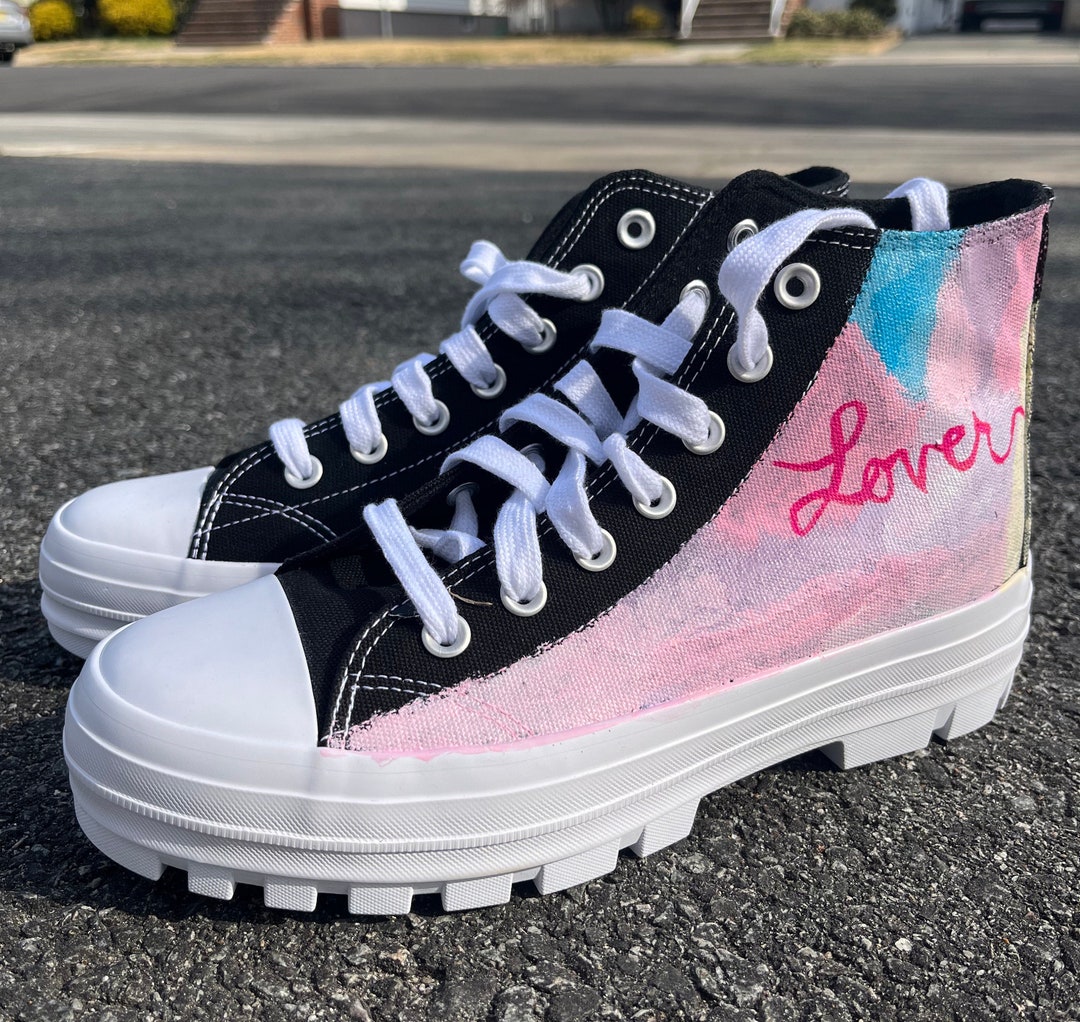 Taylor Swift Custom Sneakers | Custom Shoes | Concert Sneakers | Custom ...