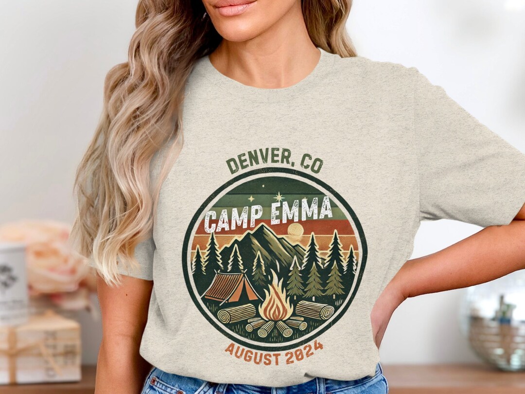 Vintage Camp Bachelorette Shirt, Custom Shirt, Personalizable T-shirt ...