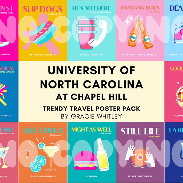Unc Poster - Etsy