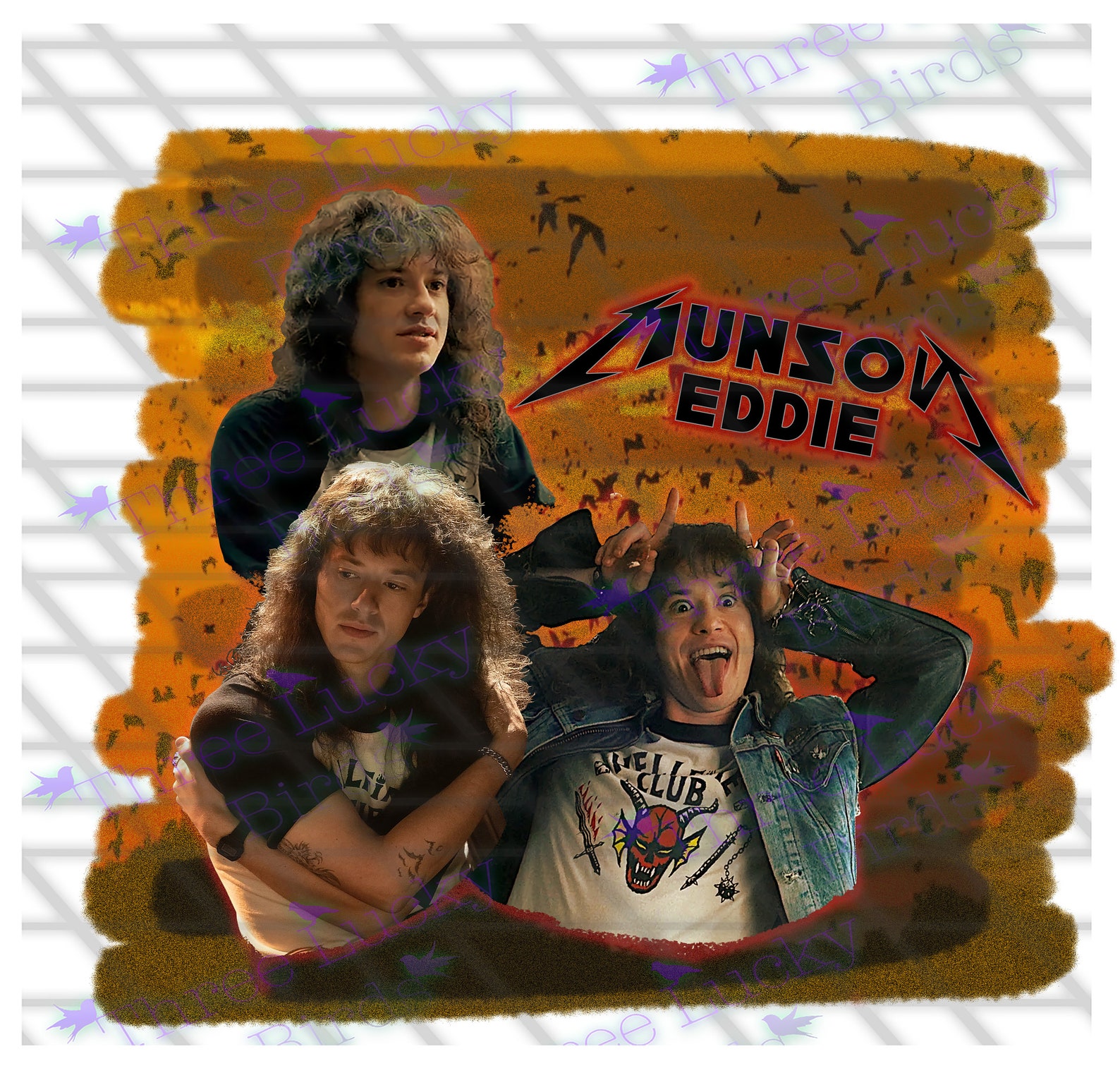 Stranger Things Eddie Munson PNG Sublimation Design - Etsy Australia